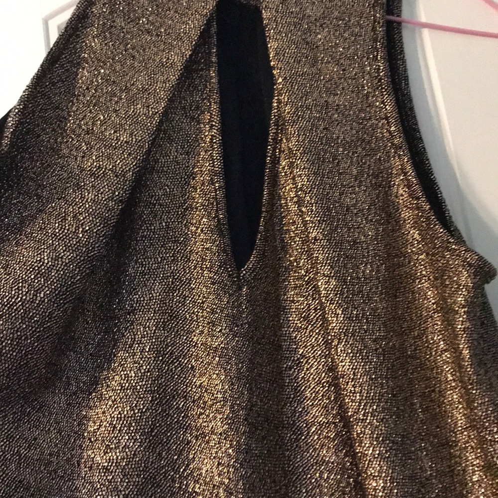 Bronze Metallic Racer Tank - Gem